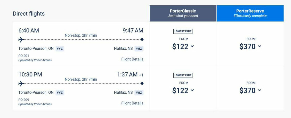 Porter Airlines Announces Flights Between Halifax and Toronto Pearson