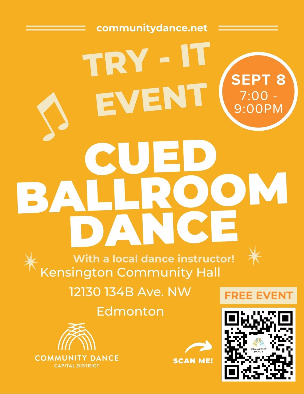 Try Cued Ballroom Dancing For FREE