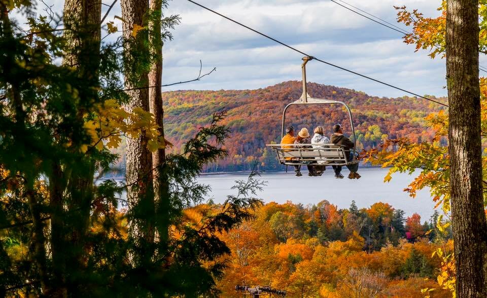 Where to Go For Fall Colour Chairlift Rides in Ontario
