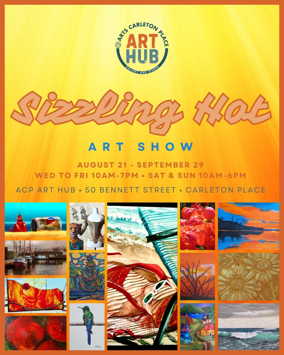 "Sizzling Hot" Art Show
