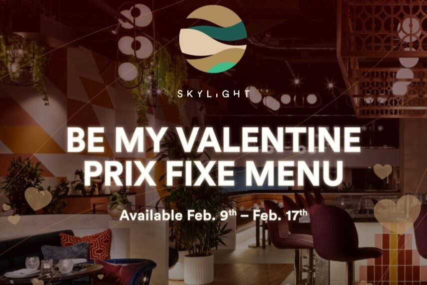Skylight Be My Valentine Menu