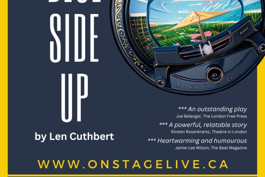 "BLUE SIDE UP," by Len Cuthbert