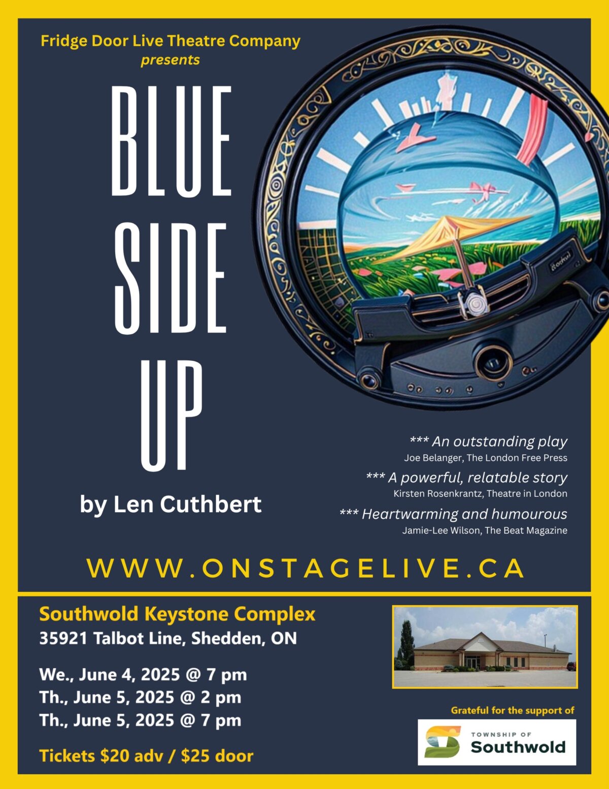 "BLUE SIDE UP," by Len Cuthbert