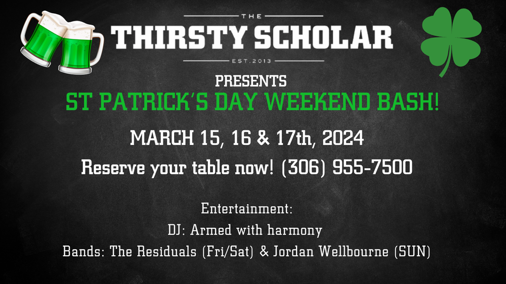 Things to Do to Celebrate St Patrick’s Day in Saskatoon