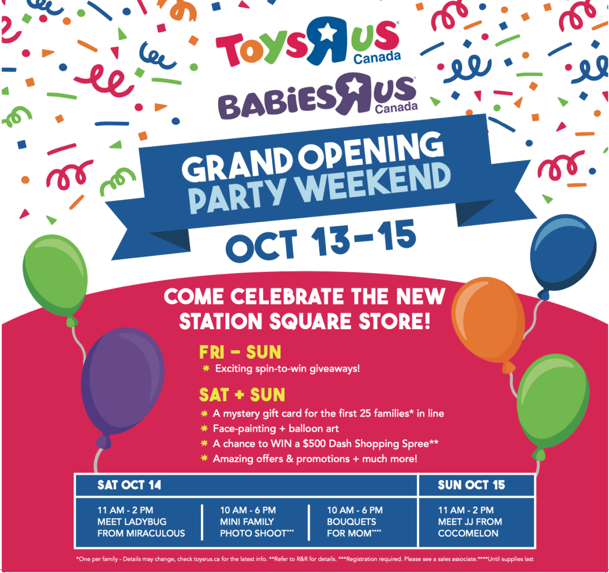 Toys“R”Us Grand Opening Weekend – Station Square