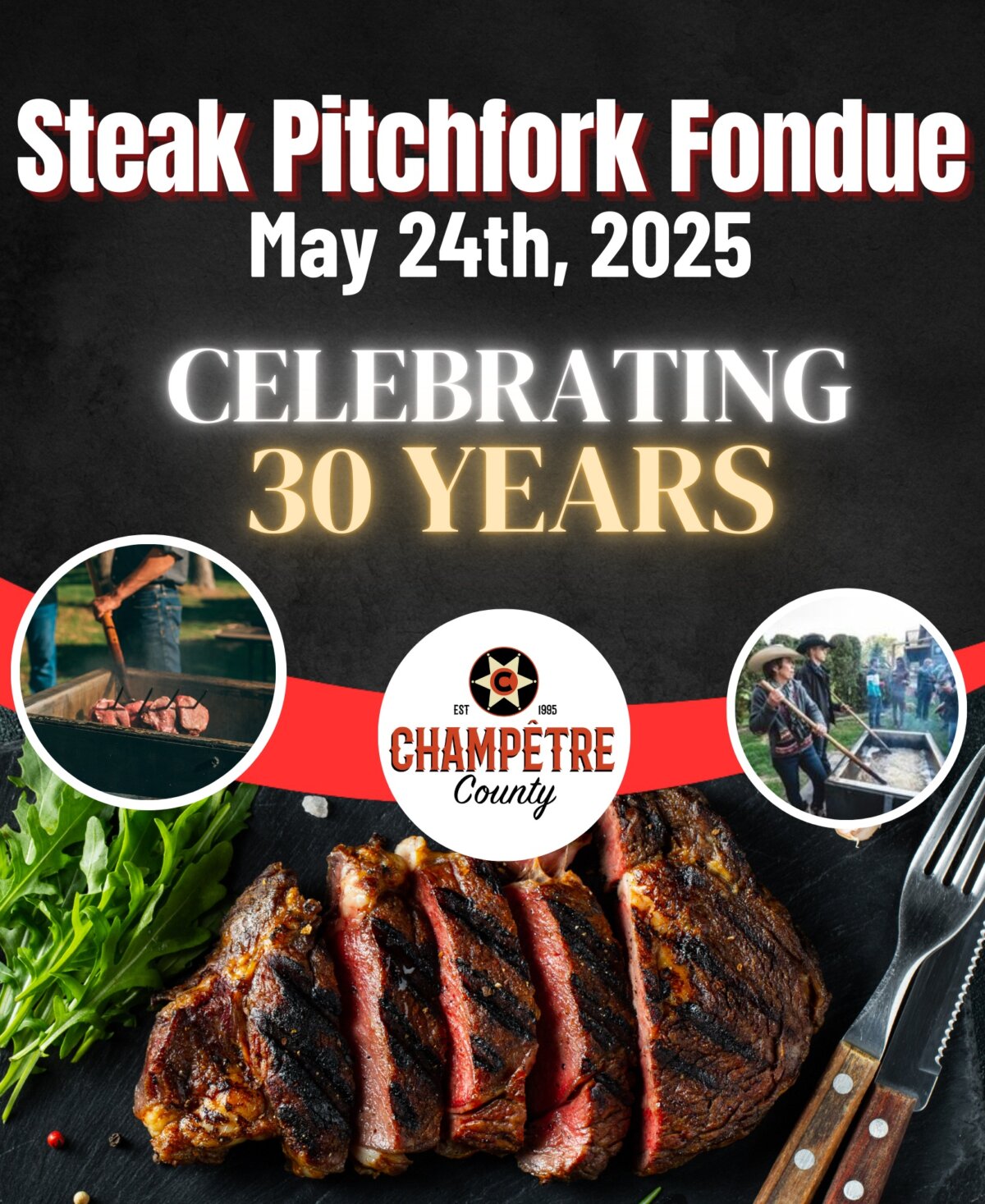 Saskatoon Steak Pitchfork Fondue