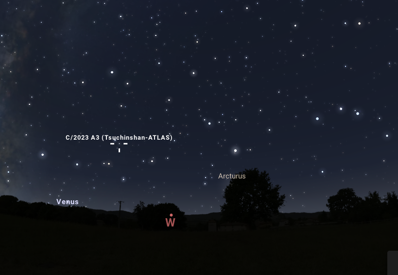 C/2023 A3 (Tsuchinshan-ATLAS): When and Where to See the Rare Comet ...