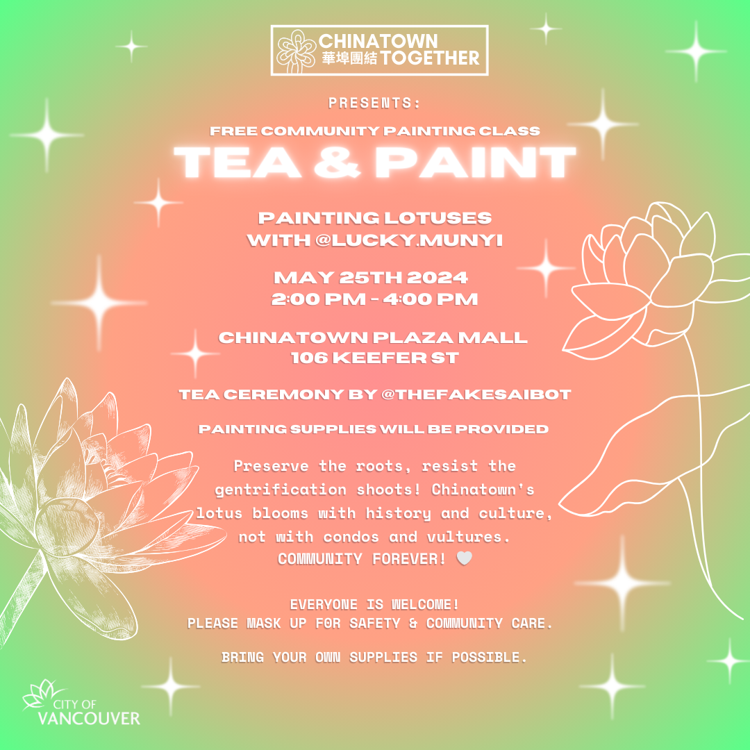 Tea & Paint in Chinatown: Summer Lotus