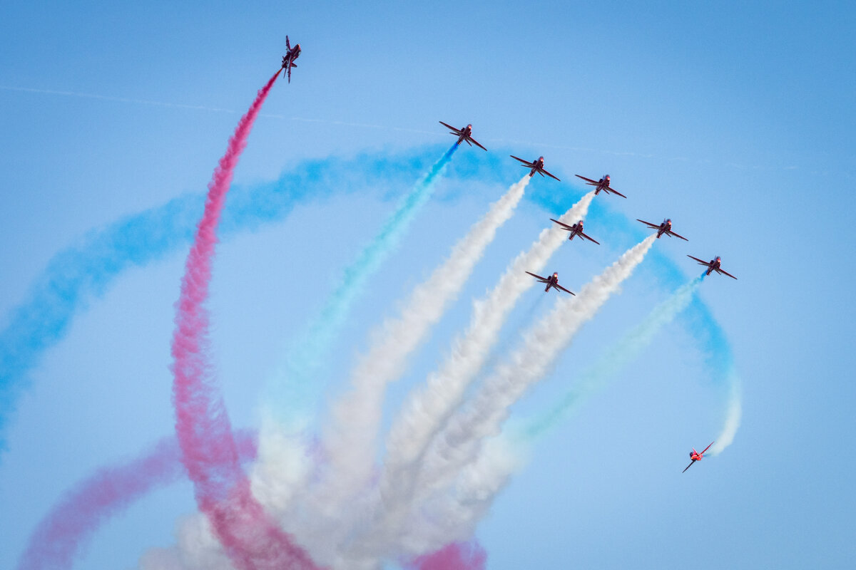 Iconic RAF Red Arrows Set to Dazzle Niagara Falls Skies This Wednesday