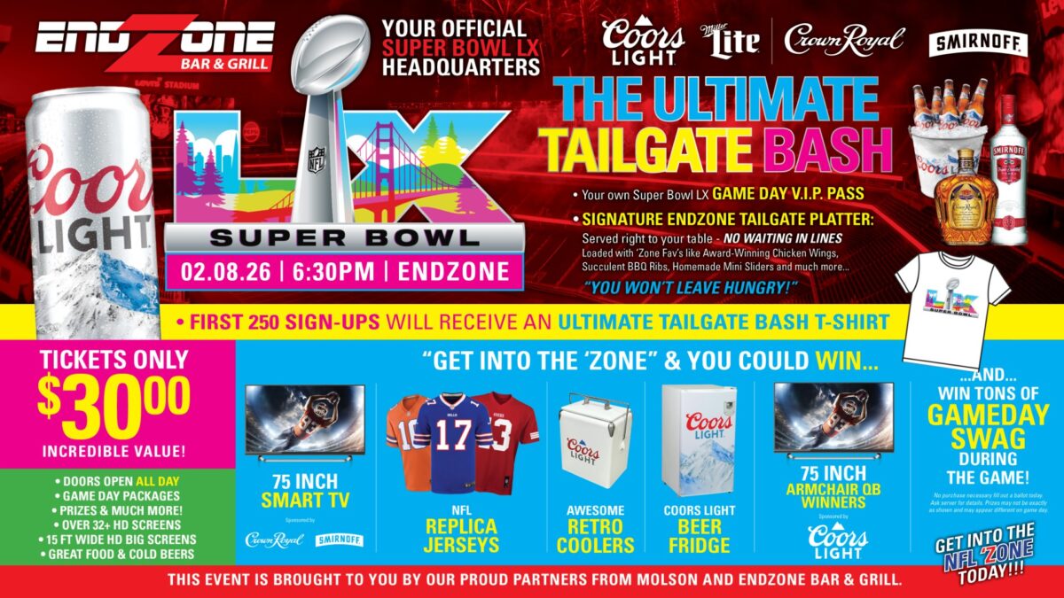 Hamilton Restaurants to LX Watch Super Bowl or Order Take-Out Specials