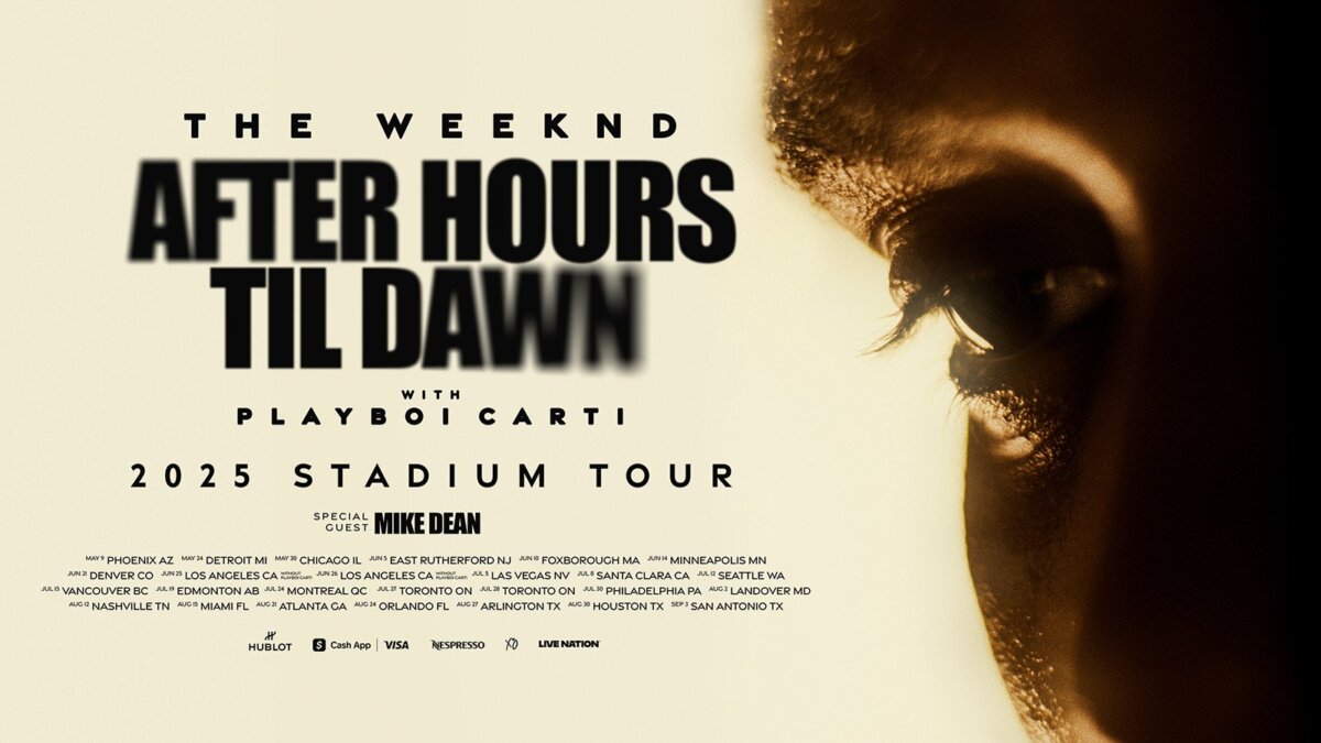 The Weeknd Announces Stops in 4 Canadian Cities on After Hours Til Dawn ...