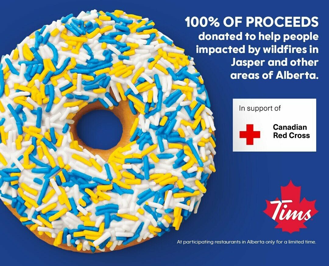 Alberta Cares Donut: Tim Hortons Launches Fundraising Campaign for ...