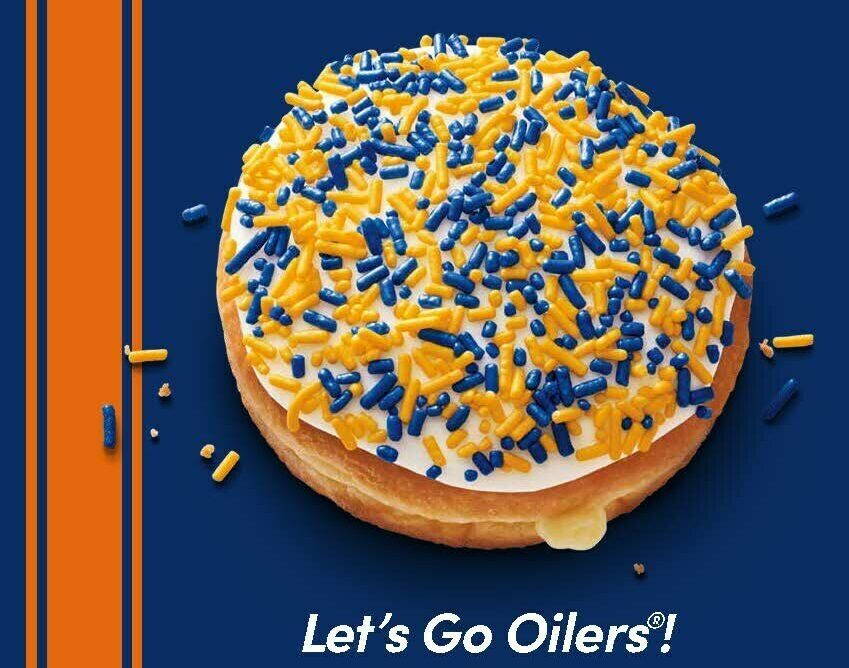 Cheer Oilers With Tim Hortons’ Limited-Time Edmonton Oilers Donut