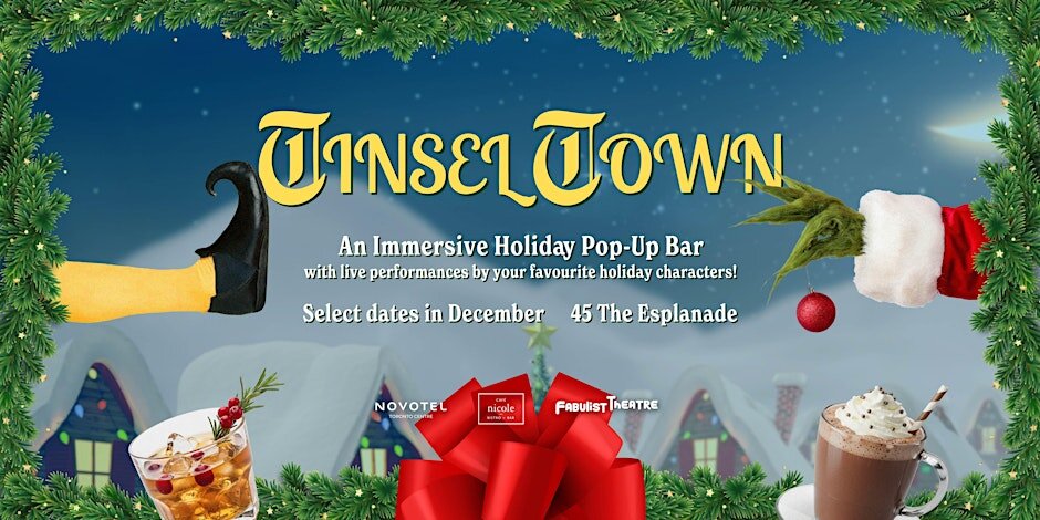 Tinseltown: An Immersive Holiday Pop-Up Bar