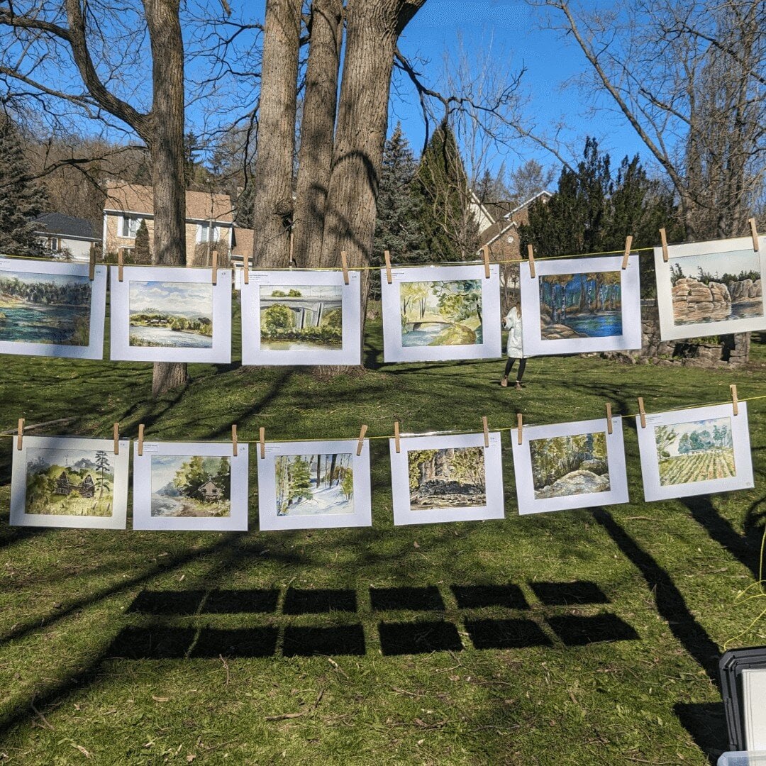 Spring Breeze Clothesline Art Sale