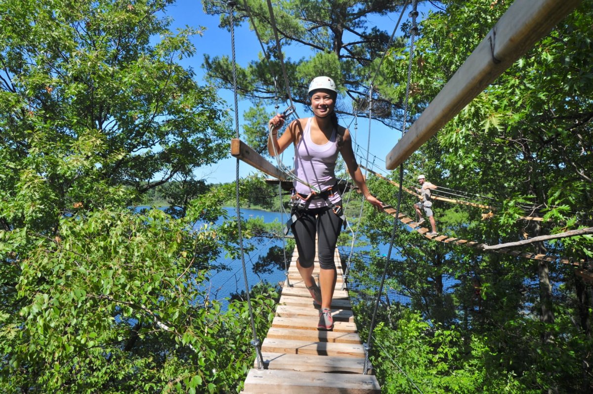 Treetop Trekking Ontario Parks Open For The Season in April