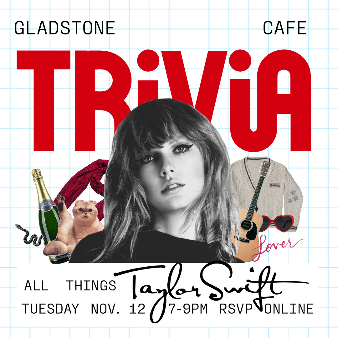 Taylor Swift Trivia Takeover at the Gladstone Cafe