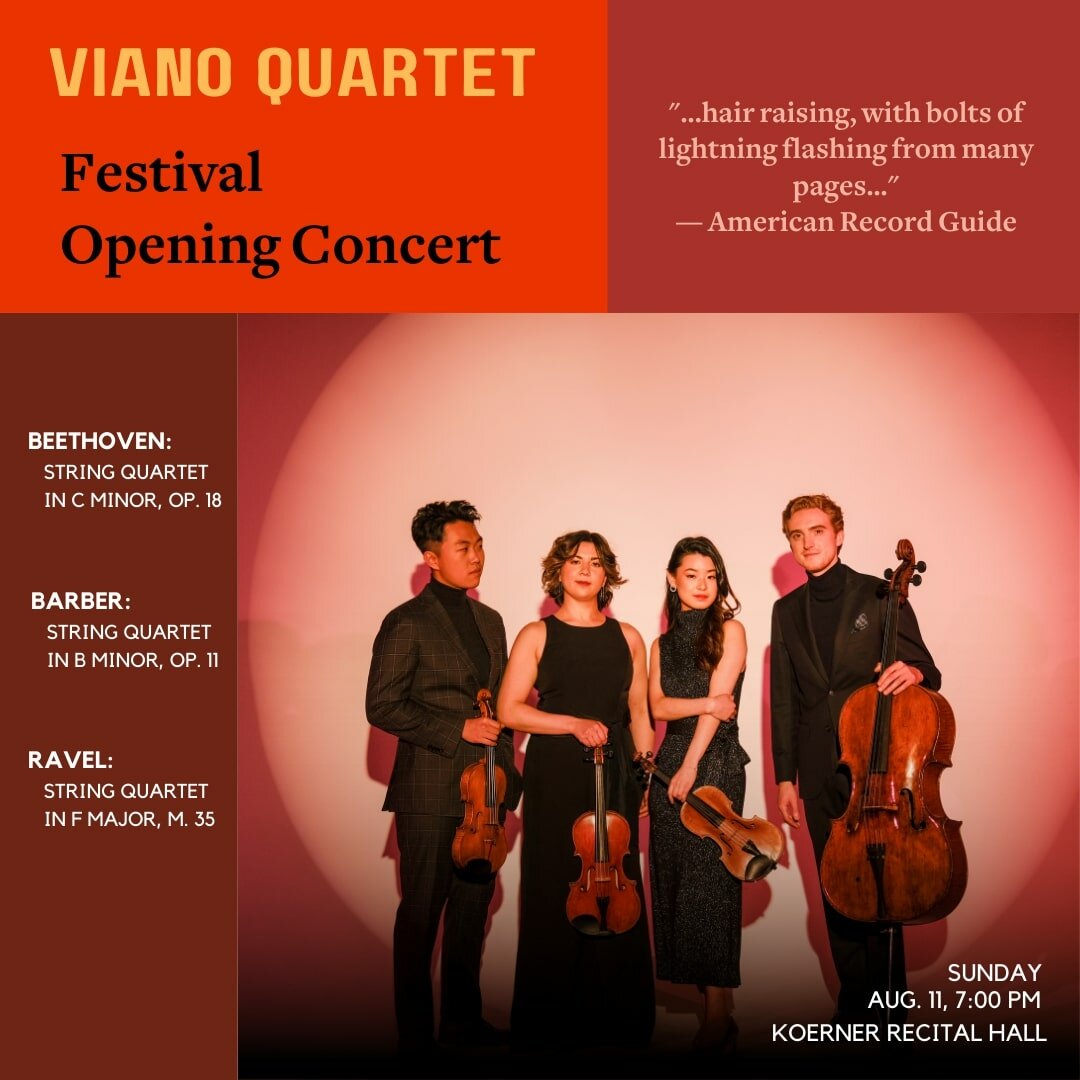 VIANO QUARTET: Festival Commencement Concert