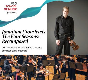 VSO School of Music presents – Jonathan Crow leads The Four Seasons ...