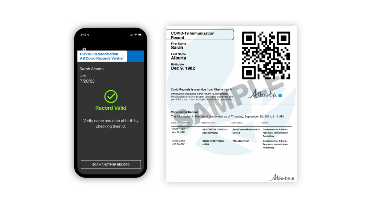 AB Covid Records Verifier: App to Verify Alberta COVID-19 Vaccine QR ...