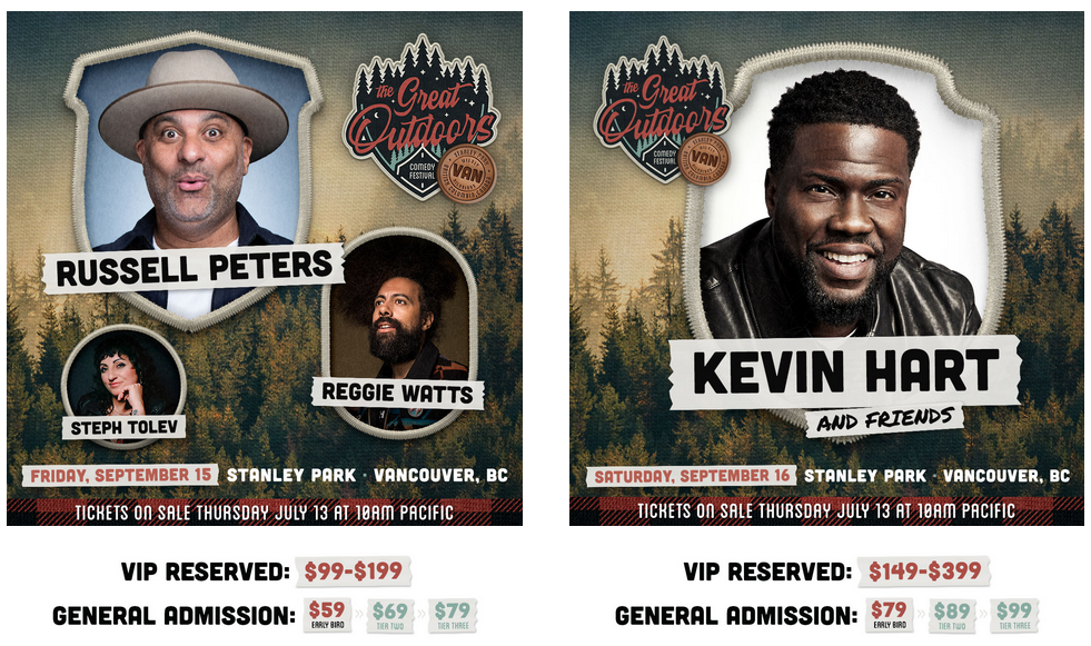 Vancouver Great Outdoors Comedy Festival Announces 2023 Lineup; Tickets on Sale July 13