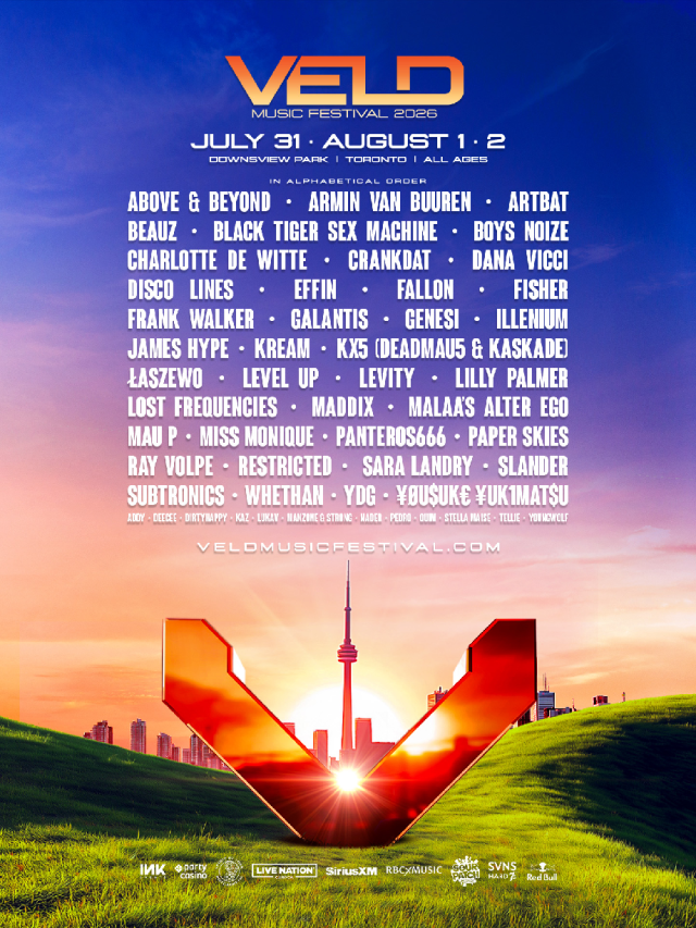 Toronto’s Veld Music Festival Announces 2026 Lineup; Presale on Nov 26