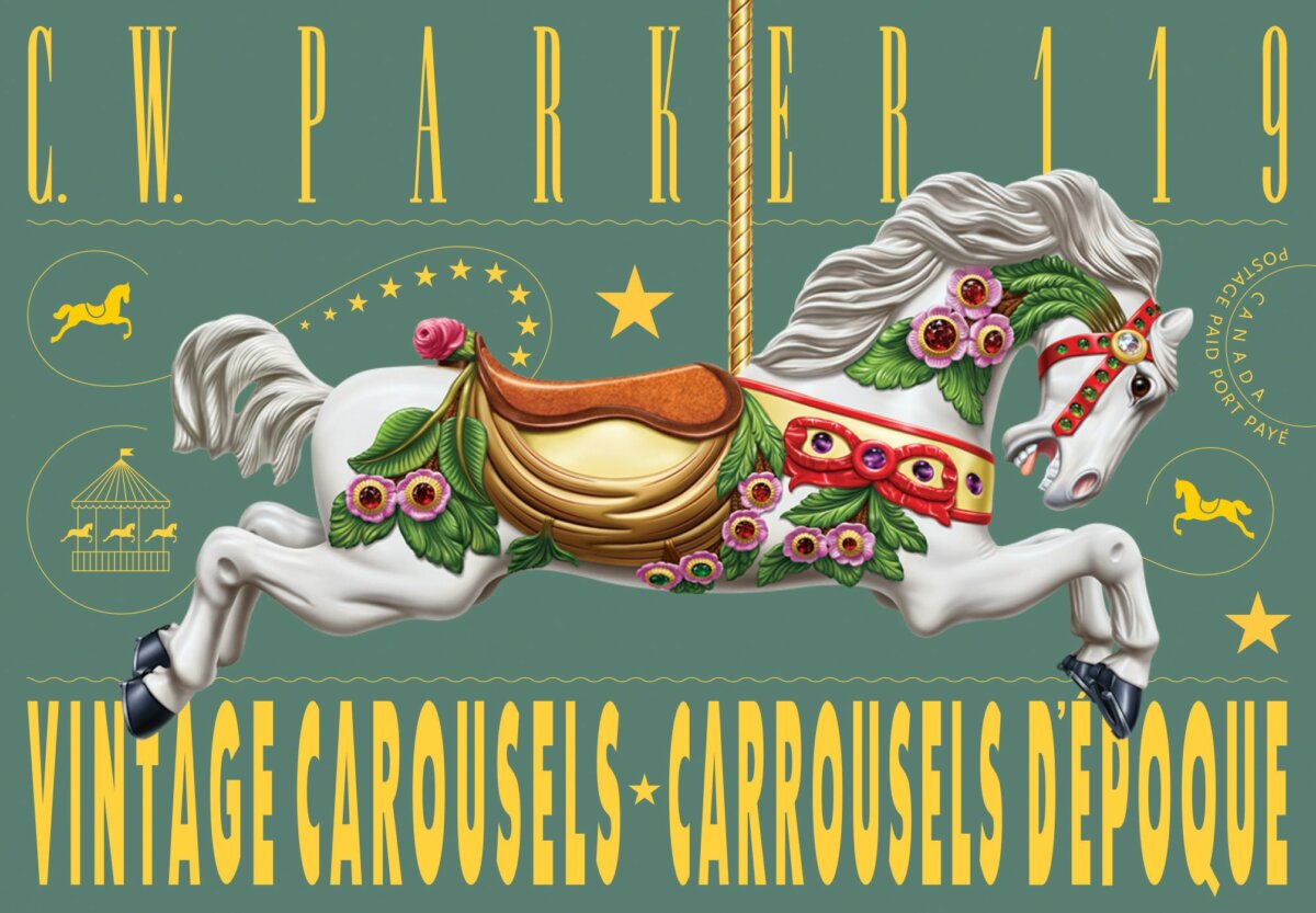 Canada Post Celebrates Vintage Carousels Celebrated Through Whimsical ...
