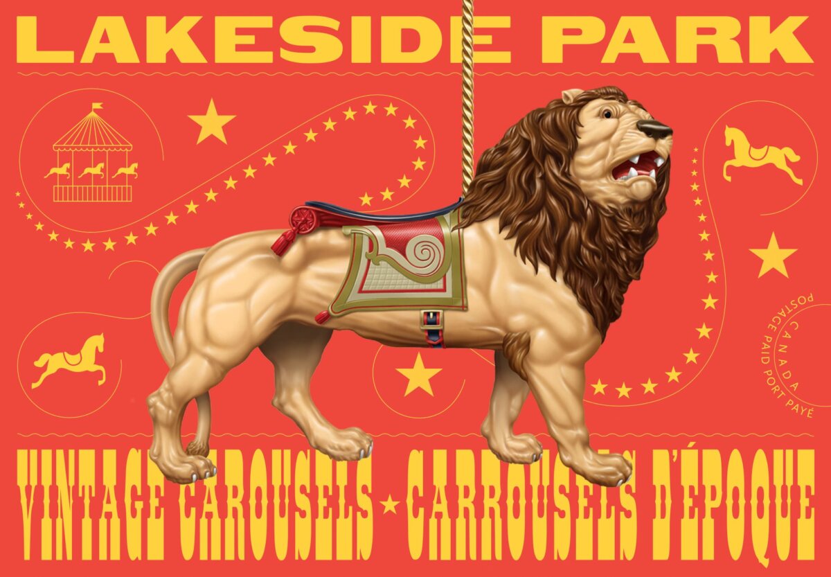 Canada Post Celebrates Vintage Carousels Celebrated Through Whimsical ...