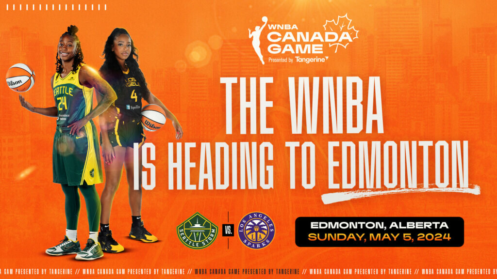 WNBA Coming to Edmonton this May, Tickets on Sale Mar 20th