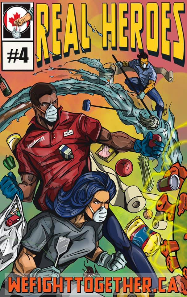 Wefighttogether: Download & Share Comic Posters Honouring Frontline Workers