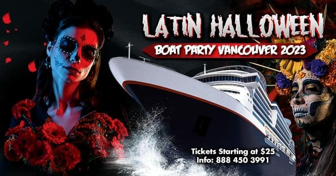 Latin Halloween Boat Party Vancouver 2023