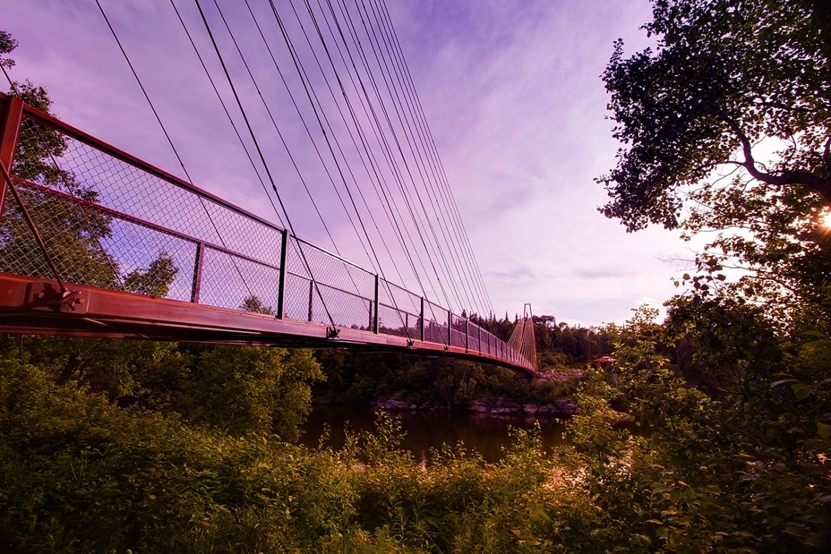 Suspension Bridges to Cross in Manitoba