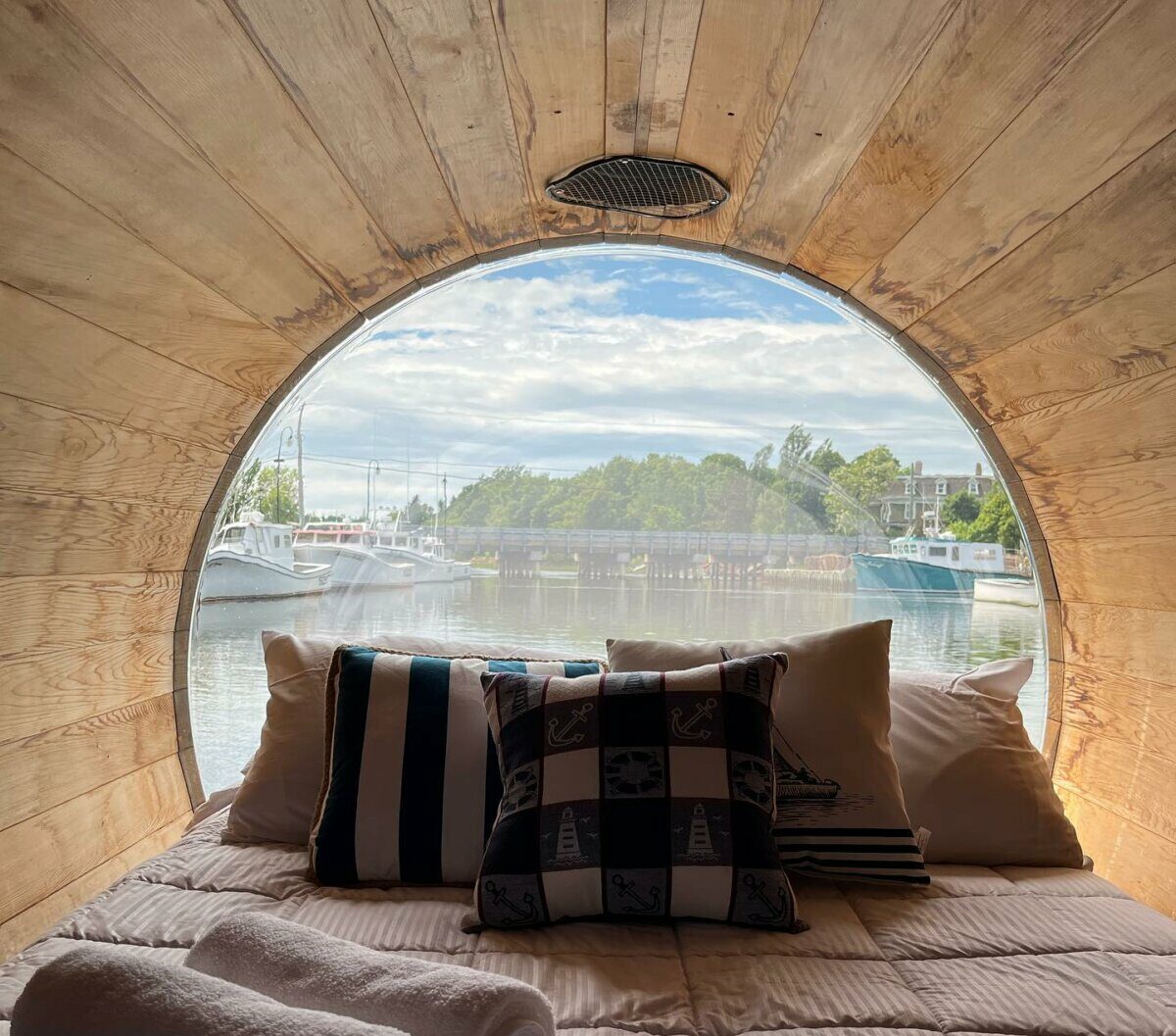 Stay in a Floating Wine Barrel on Your Next Trip to PEI
