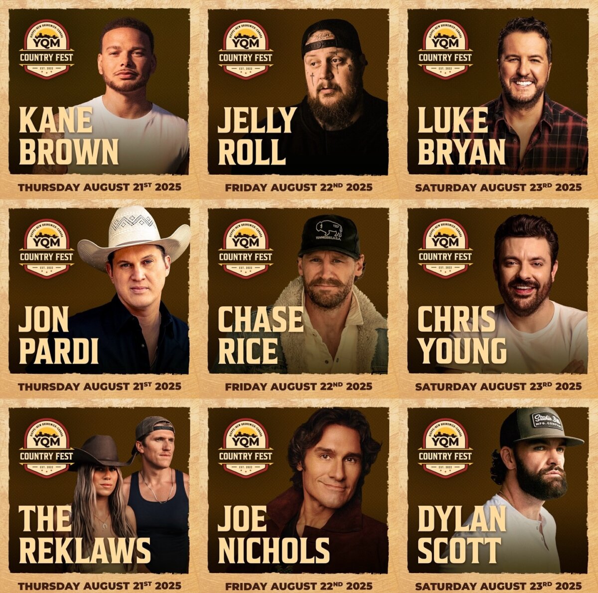 2025 Summer Music Festivals in New Brunswick