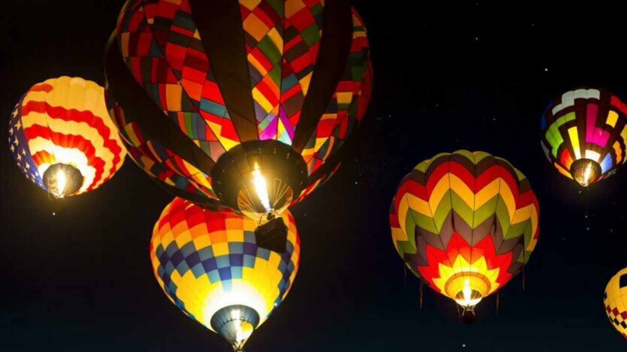 Air Balloons At Night Hot Air Balloon Festival: A Summer Staple For