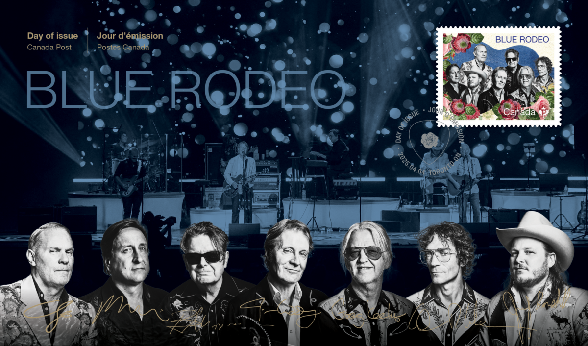 Canada Post Unveils Stamp Honouring Blue Rodeo