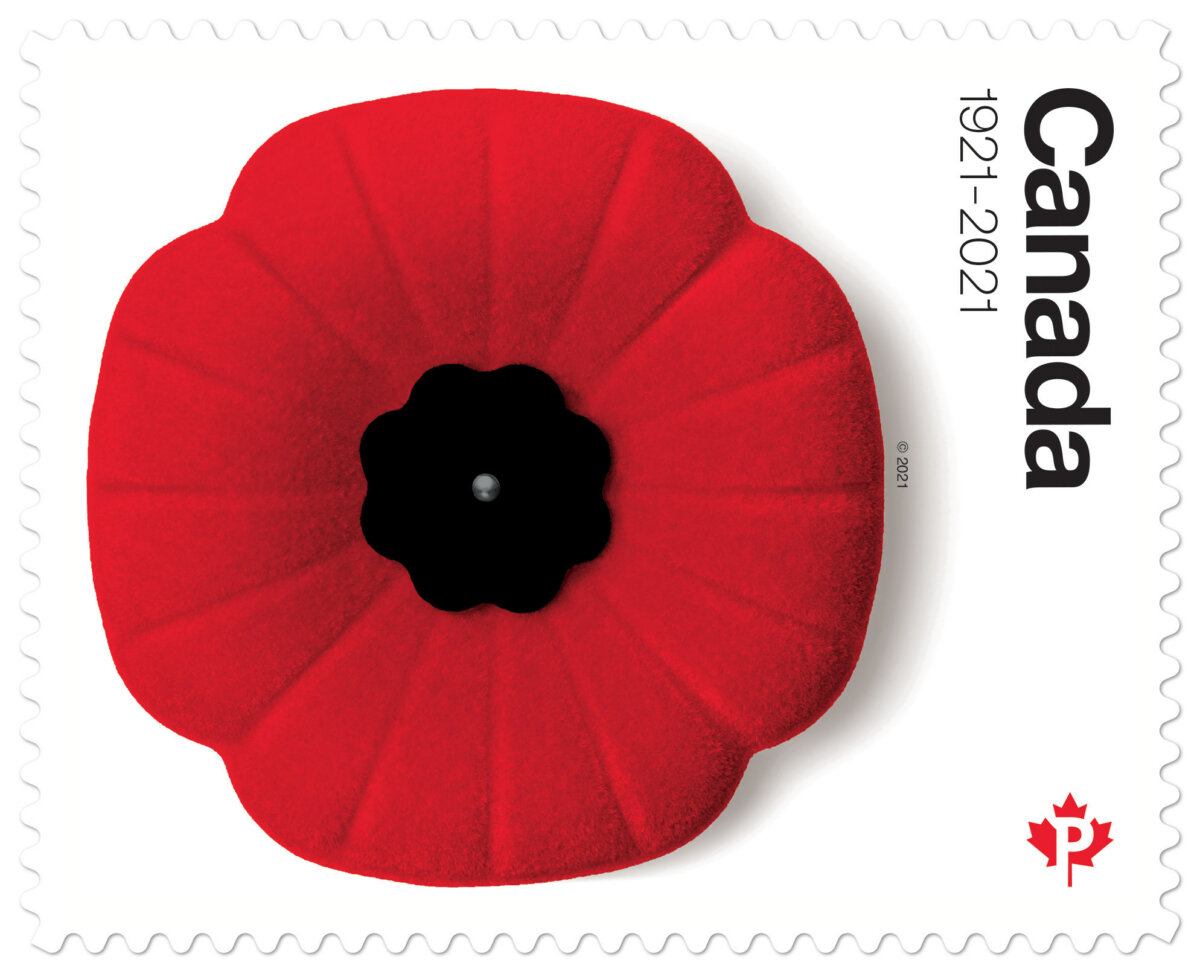 Canada Post Releases Stamp to Celebrate the 100th Anniversary of Poppy ...