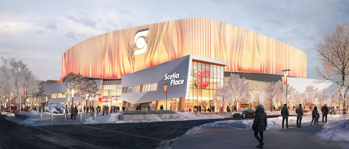 Scotia Place: Calgary Reveals Design of the New Flames Arena