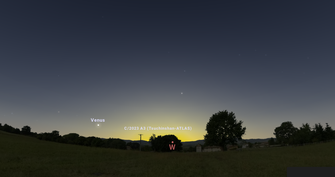 C/2023 A3 (Tsuchinshan-ATLAS): When and Where to See the Rare Comet ...
