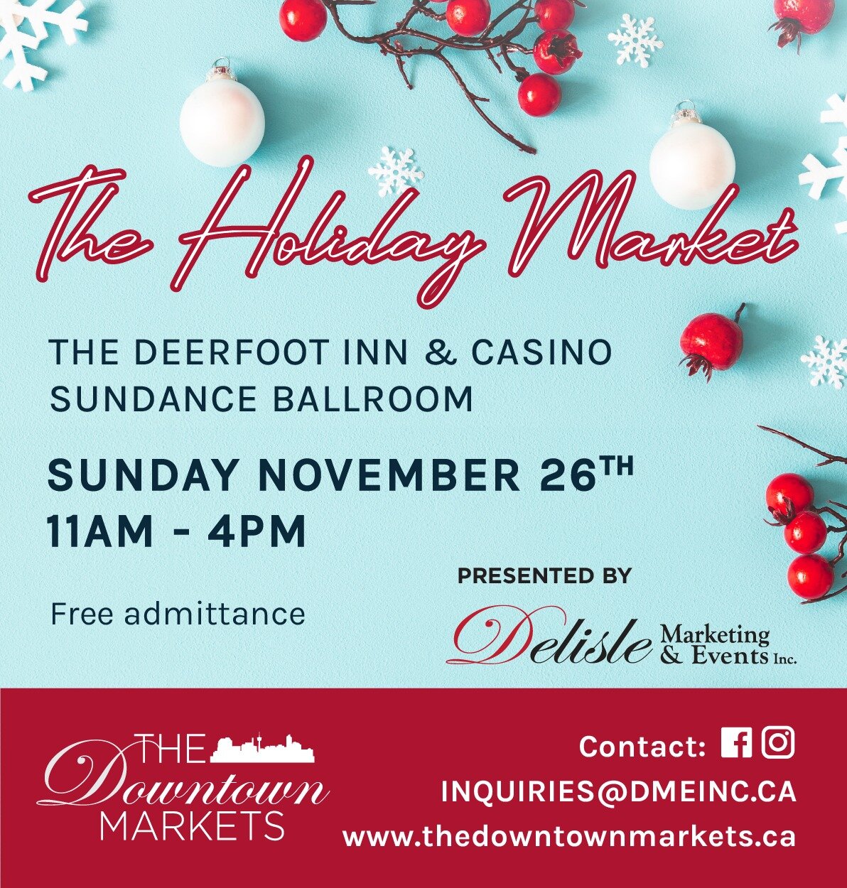 The Holiday Market at the Deerfoot Inn & Casino