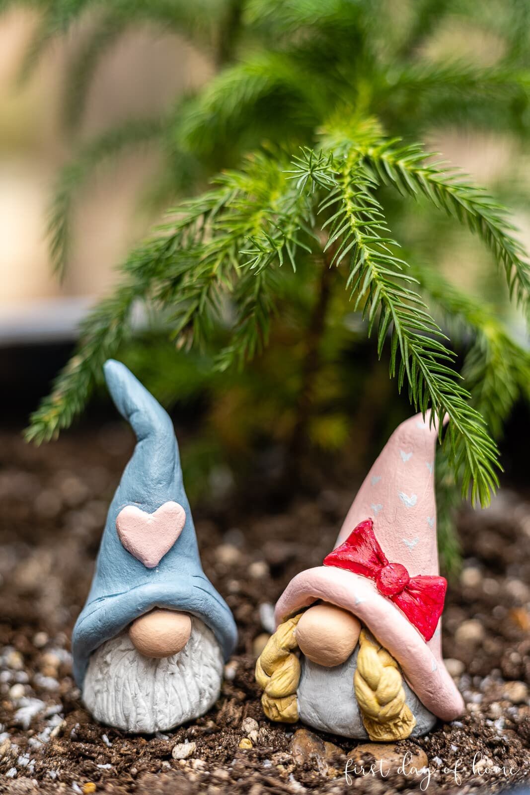 Valentine Date Clay Gnome Workshop