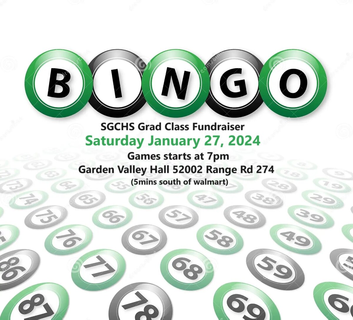 BINGO Grad Fundraiser