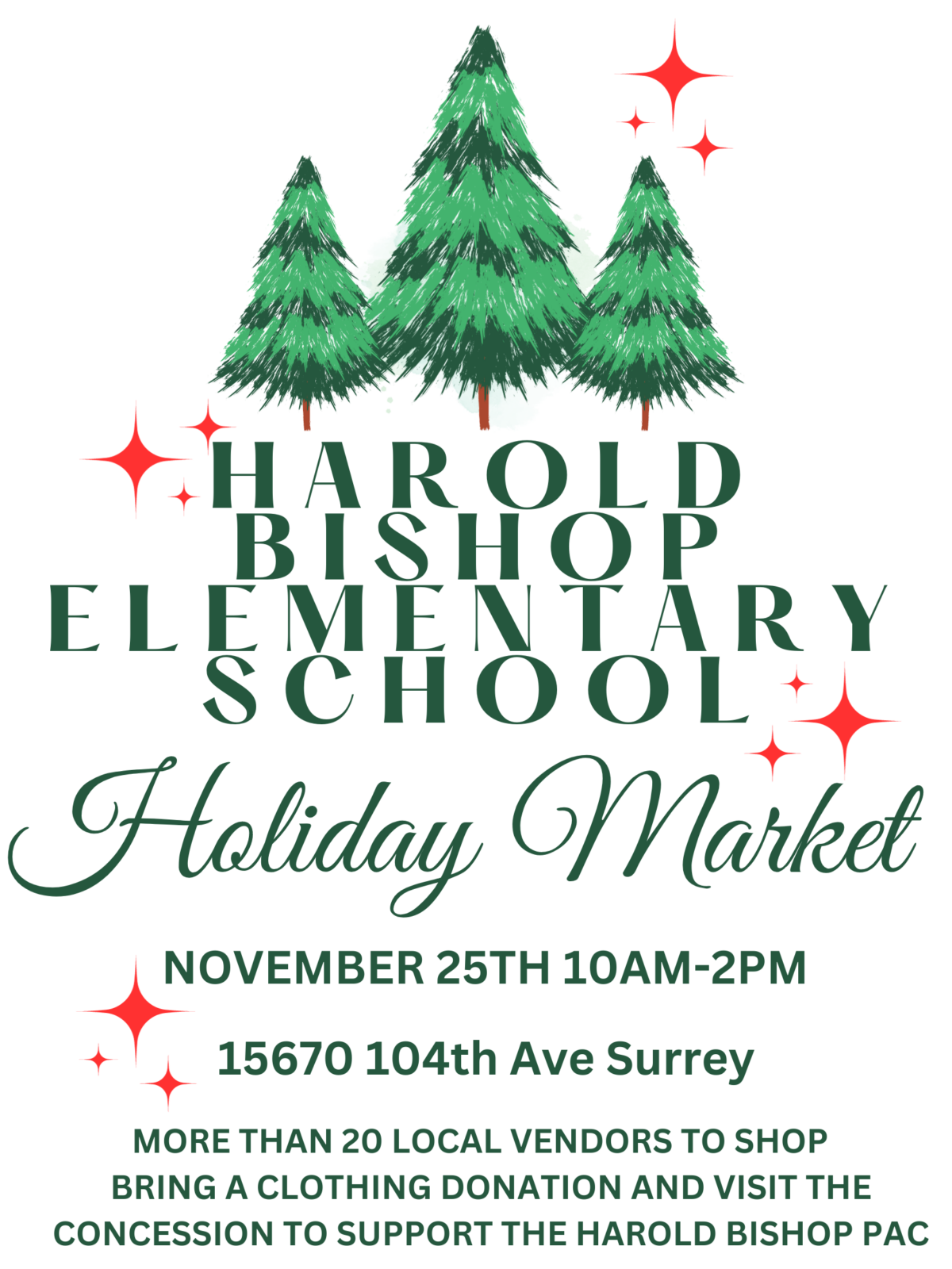 Harold Bishop Elementary Craft Fair