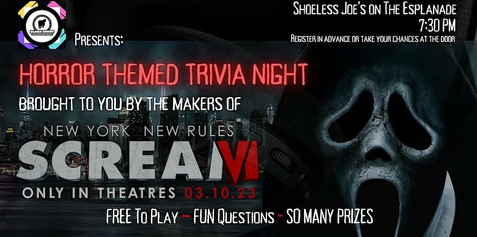 Horror Themed Trivia Night at Shoeless Joe’s