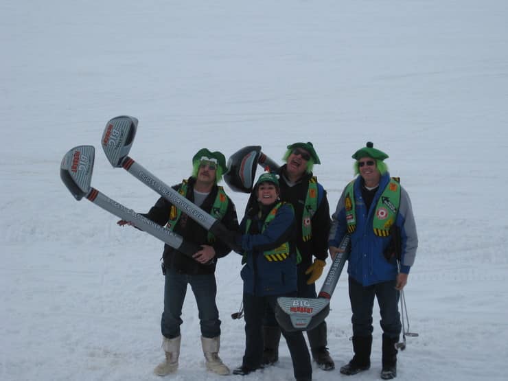 Pigeon Lake Ice Golf Tournament