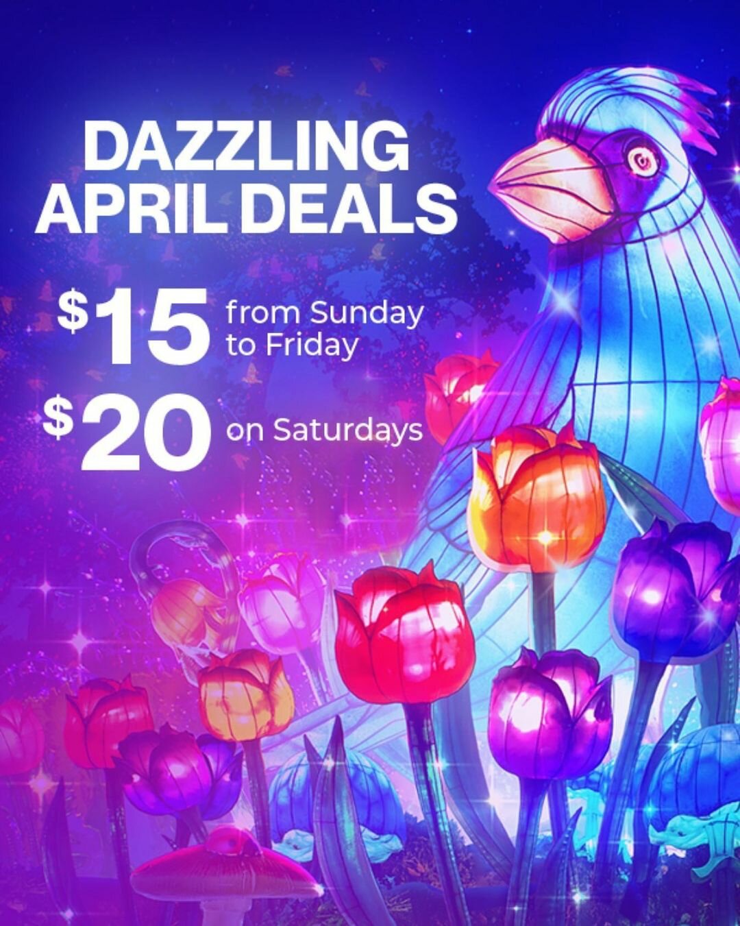 April Long Weekend at illumi – A Dazzling World Of Lights April Long Weekend at illumi – A Dazzling World Of Lights