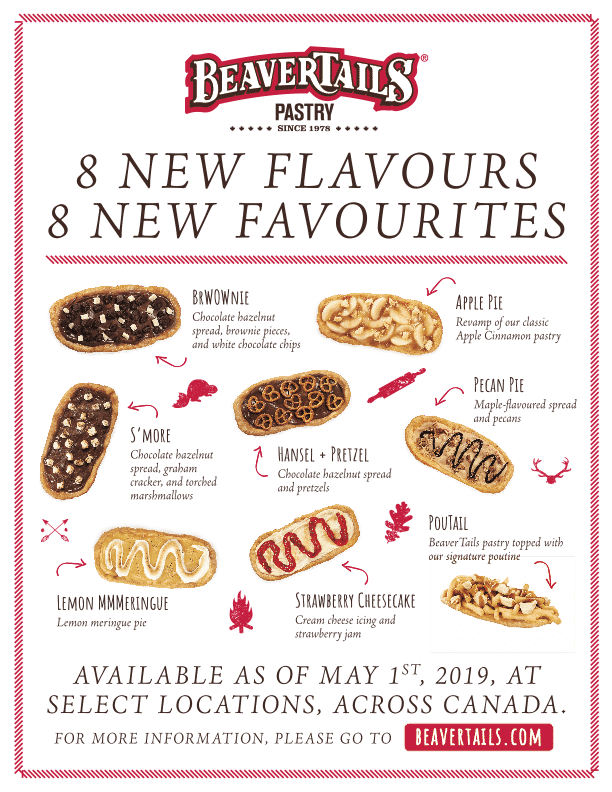 Chocolate Delights, Pie Fillings, and Poutine: BeaverTails® Adds 8 New ...