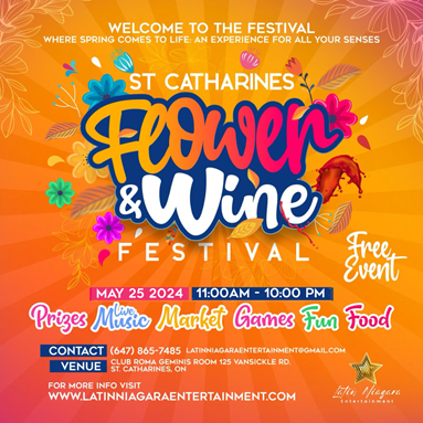 St. Catharines Flower & Wine Festival – Spring Festival