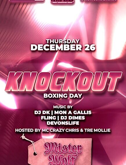 Knock Out Boxing Day Bash