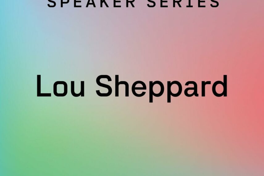 Artist Talk with Lou Sheppard | STAGES Speaker Series
